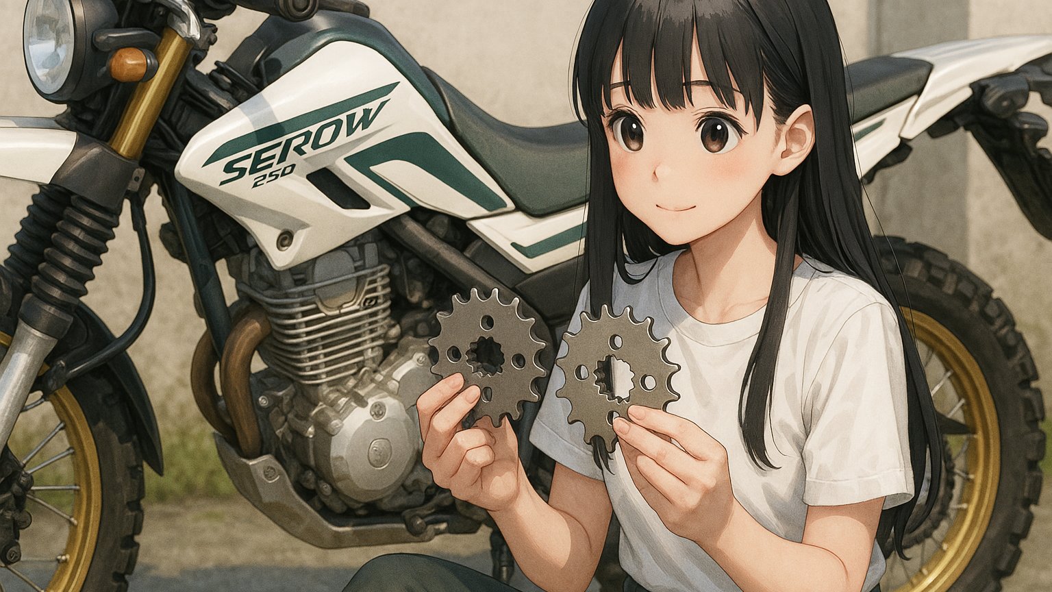 セロー250のスプロケット選び完全ガイド｜丁数と走行性能を徹底比較 - バイクログ｜初心者からベテランまで役立つバイク情報ブログ