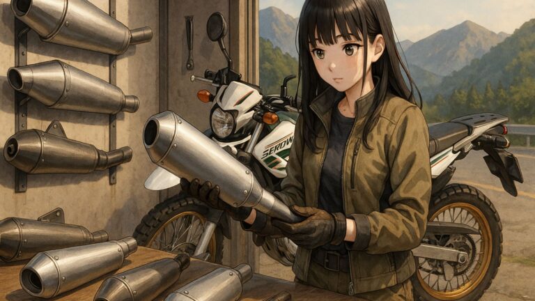セロー250のマフラー選び完全ガイド｜用途別おすすめ比較 - バイクログ｜初心者からベテランまで役立つバイク情報ブログ